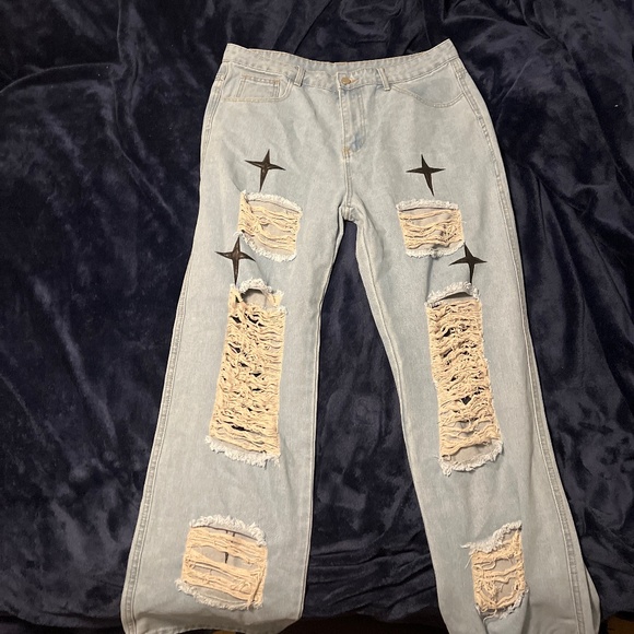 SHEIN | Pants | Ripped Jeans | Poshmark